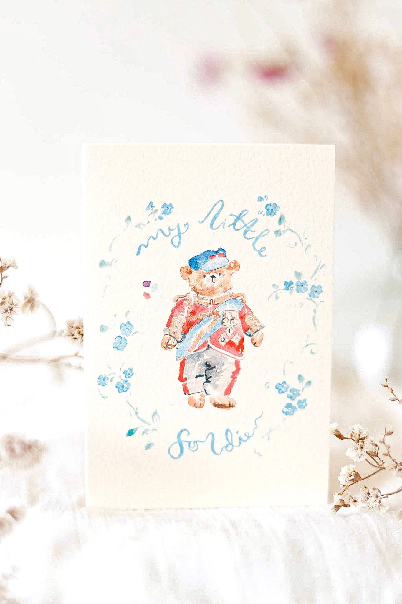My little solider - children's card – Peony Lane
